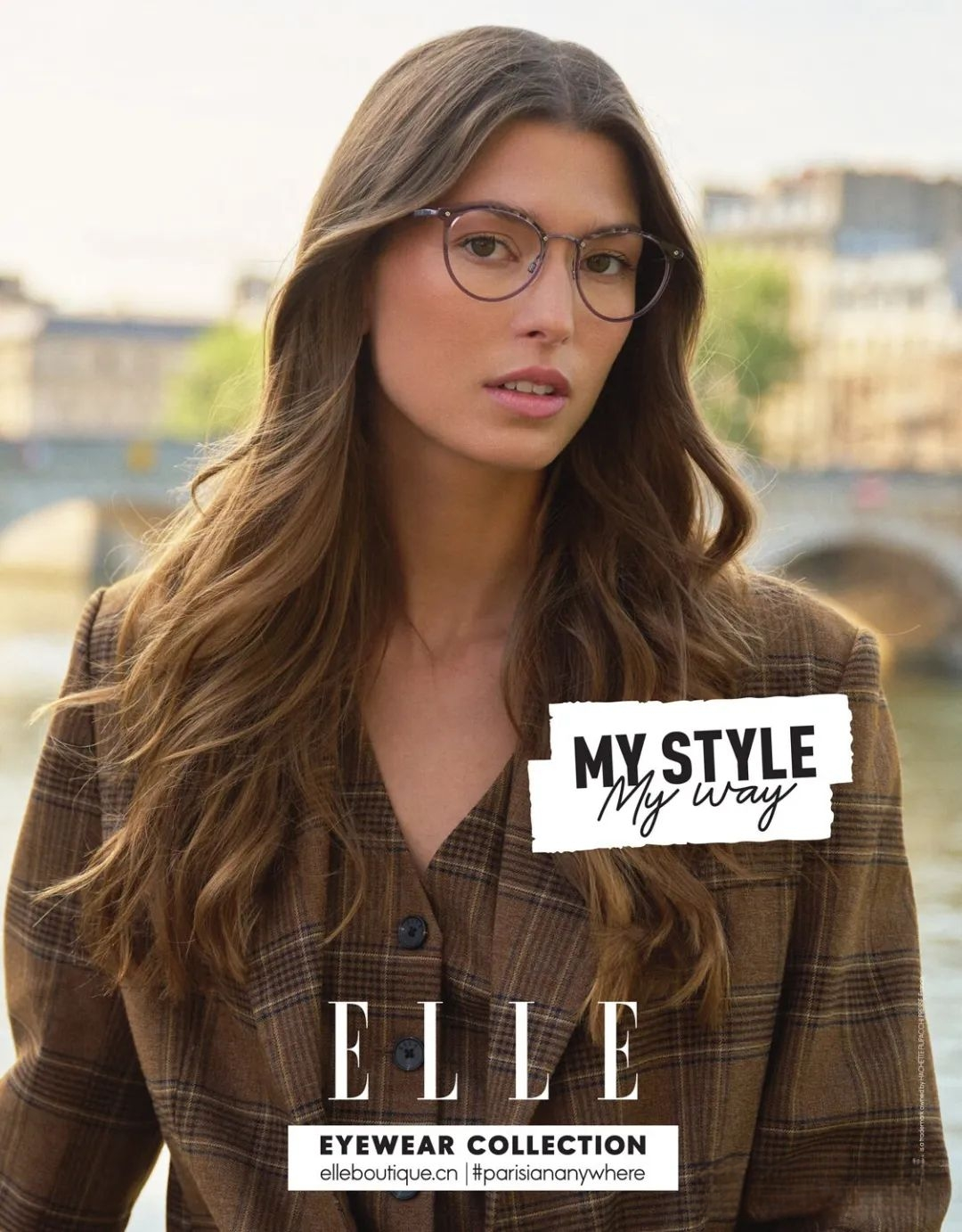 China Parisian Style Meets Art Deco In New Elle Eyewear Manufacturer ...